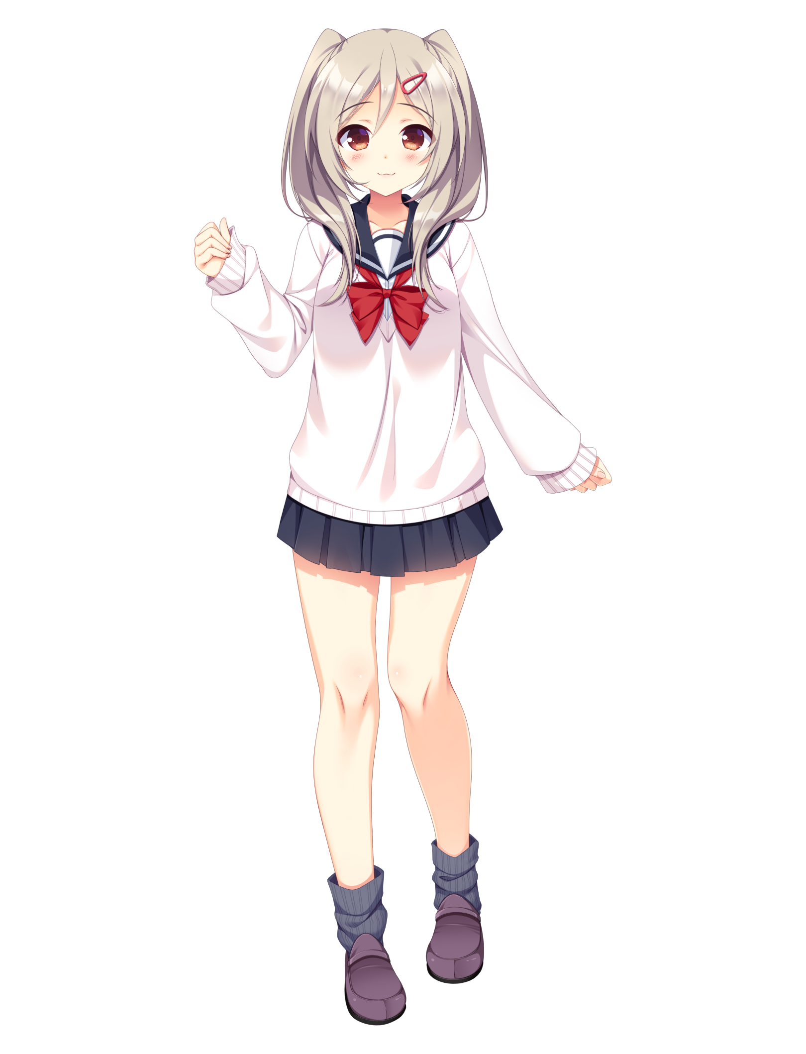 yuunagi seshina, highres, official art, promotional art, 1girl, :3 ...